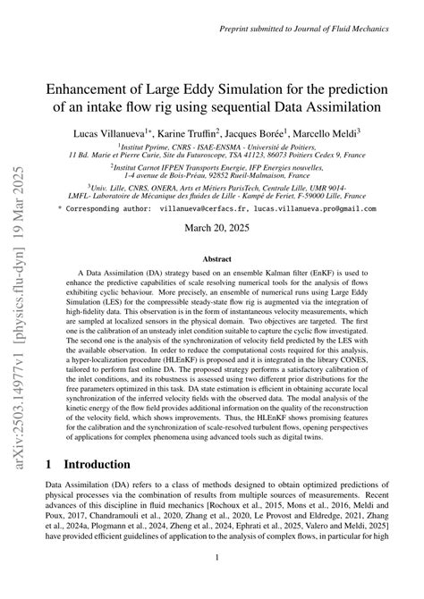 Pdf Enhancement Of Large Eddy Simulation For The Prediction Of An