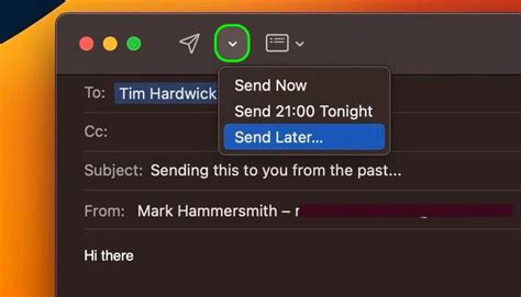 MacOS How To Use Scheduled Send In Apple Mail MacRumors