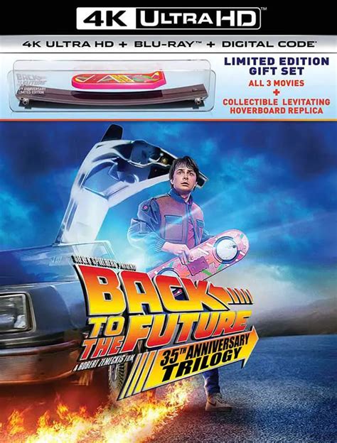 Back To The Future 35th Anniversary Trilogy 4k Blu Ray Limited Edition