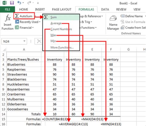 Functions And Formulas SantExcelTutorial