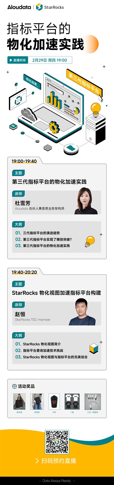 Aloudata StarRocks 直播预告指标平台的物化加速实践
