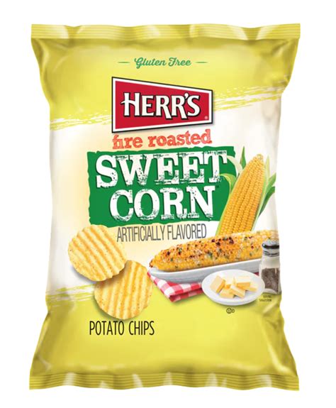 Herrs Fire Roasted Sweet Corn Flavored Chips 6oz Best By Nov 23 Usafoods