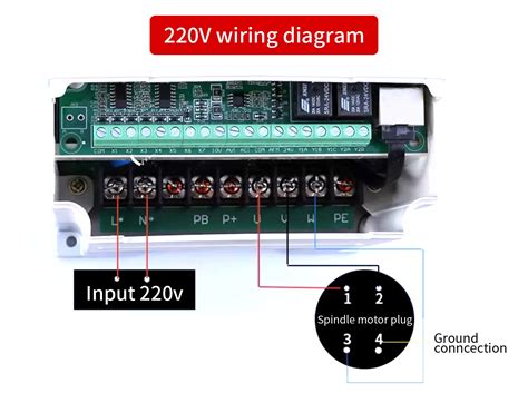 2 2 Cnc High Speed Spindle Motor 2 2kw Inverter Er20 24000rpm Air Cooled Square Flange Cnc Lathe