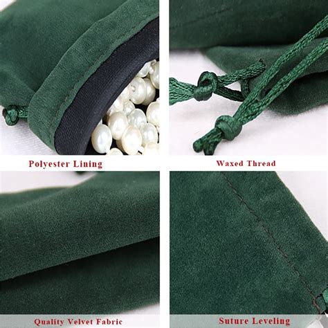 Black Velvet Drawstring Bags 50pcs