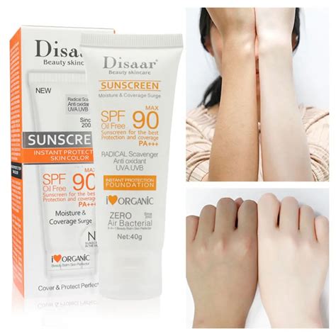 Disaar Facial Body Sunscreen Whitening Sun Cream Sunblock Skin