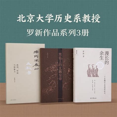 Sanliou Quiet Book Toy Book罗新作品系列全3册 有所不为的反叛者黑毡上的北魏皇帝漫长的余the Complete