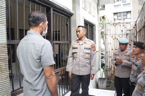 Cek Ruang Tahanan Kapolres Klungkung Tekankan Jaga Kebersihan Dan