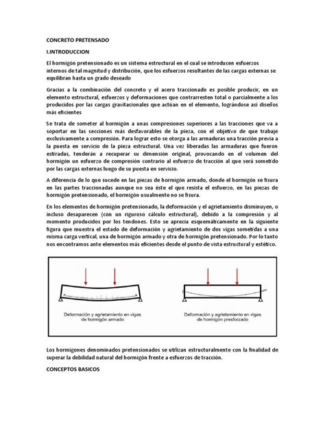 Concreto Pretensado Pdf Hormigón Pretensado Hormigón