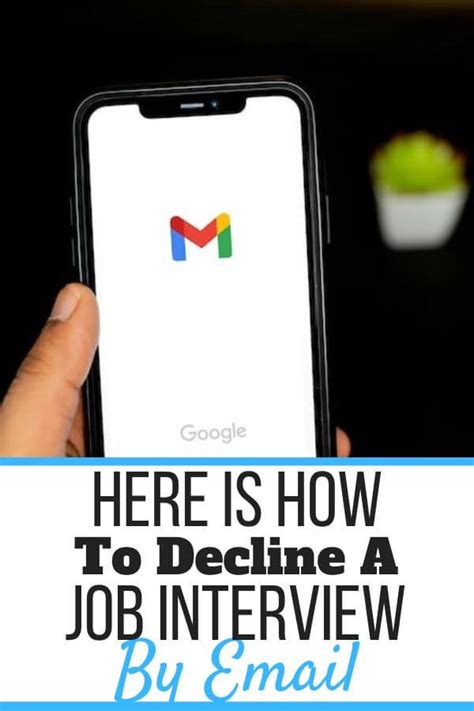 How To Decline A Job Interview By Email Sample Examples Inc Self Development Journey