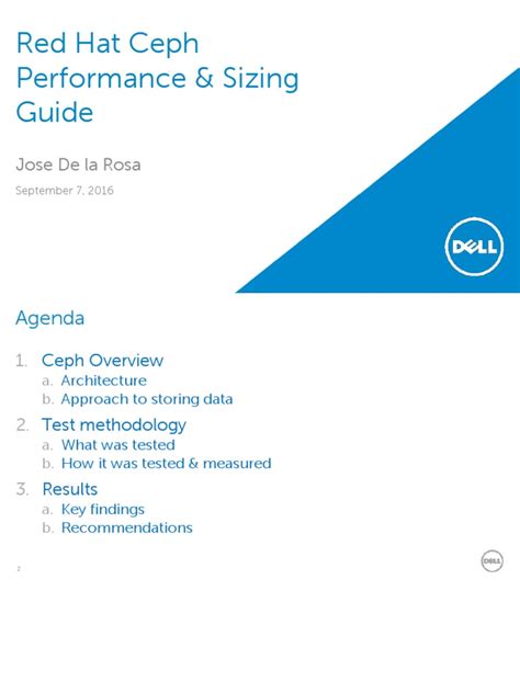 Ceph Performance And Sizing Guide 160914 Pdf