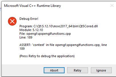Error While Trying To Add QOpenGlWidget To A QWidget Qt Forum