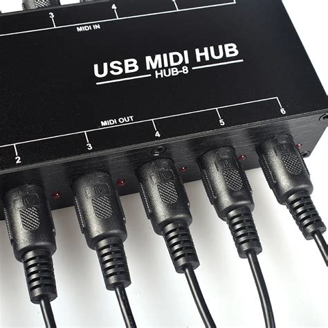 doremidi hub ใหม่ 8 midi 6x6 usb midi host x2 usb 3 1 midi hub กล่อง