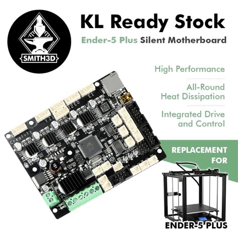 Creality Ender 5 Plus Silent Mainboard With TMC2208 Driver Customized Super Quiet Board For