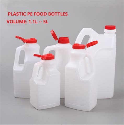 Food Packaging Hdpe Pe Sauce Bottles Square Plastic Bottles Kitchen Soy