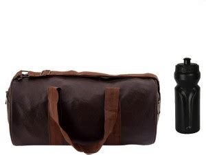 SEASONFRANK All Rounder BROWN Gym Bag Gym Travel Bag WITH GYM SIPPER BOTTLE ML Fitness