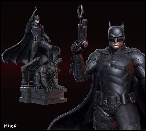 Stl File The Batman 2022 Robert Pattinson Stl 1 6 Scale 3d Print