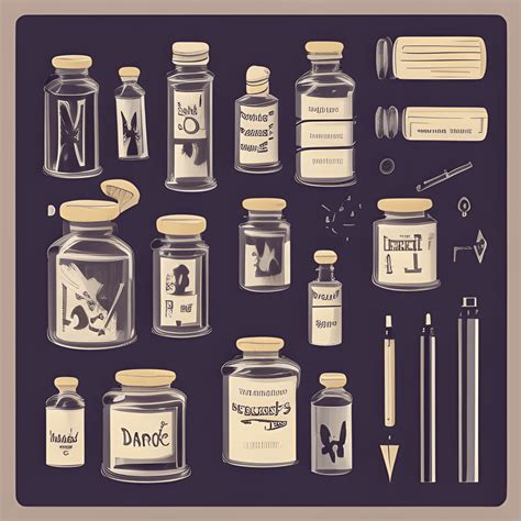 Gothic Science Drawing · Creative Fabrica