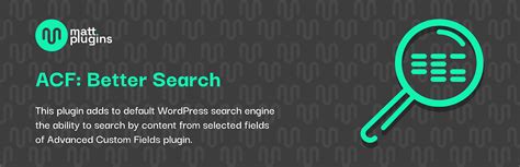 Acf Better Search Plugin —