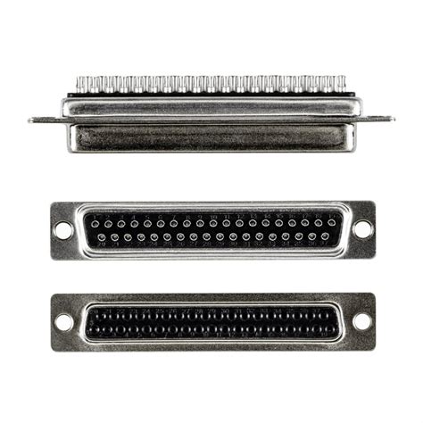 Amphenol Cn Dsub37skt0 000 D Subminiature Db37 Female D Sub Connector 37 Position Socket