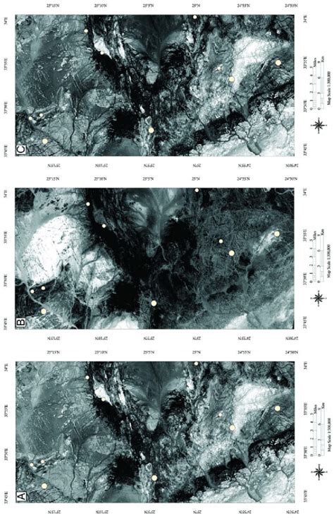 Aster Band Ratio Indices Used To Detect The Hydrothermal Alteration Download Scientific Diagram