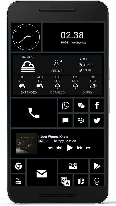 10 Beautiful Custom Android Home Screen Layouts 6 PhoneArena