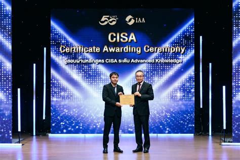 Cisa Certificate Awarding Ceremony 2025 ️ Narawit Anakboontaweechoak
