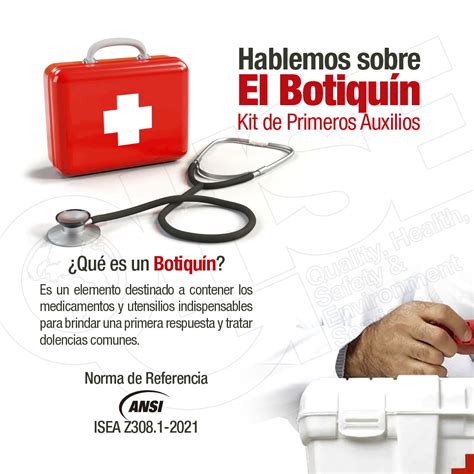 Hablemos Sobre El Botiquín De Primeros Auxilios Qhse