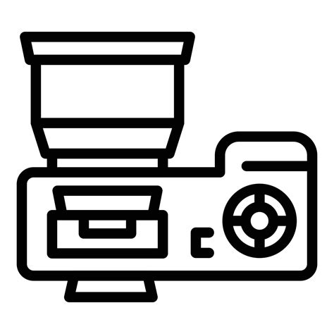 Top View Camera Icon Outline Vector Studio Photo 15095992 Vector Art