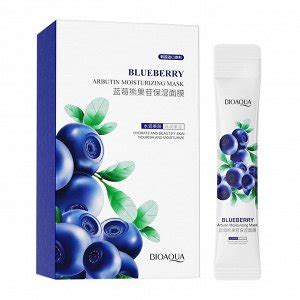 BioAqua / Ночная маска c экстрактом черники в саше, 20шт*4гр | Маски ...
