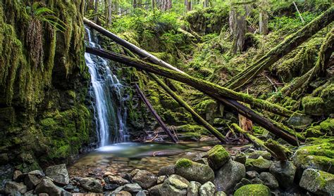 Beautiful Waterfall British Columbia Photograph By Pierre Leclerc