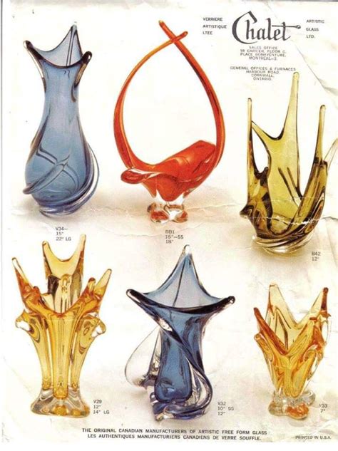 Chalet Glass Vases Collection