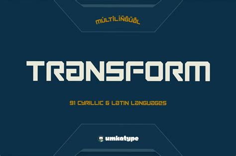 Transform Font Freedafonts