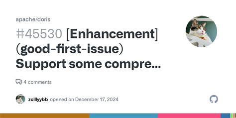 [enhancement] good first issue support some compress functions · issue