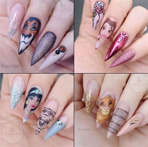 Pin By Natalie Buglass On Nail Art Designs Disney Nails Disney Acrylic Nails Nail Art Disney