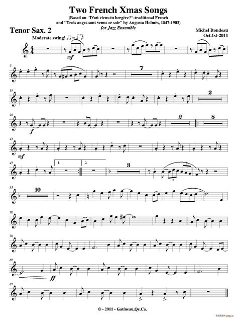 Two French Xmas Songs