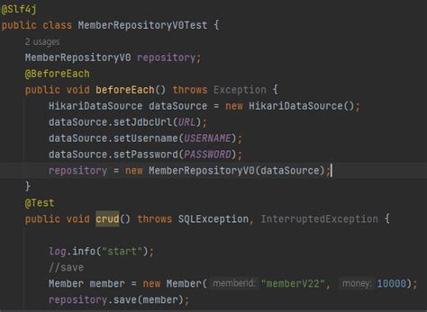 Test에서 Nullpointerexception이 떠요 인프런 커뮤니티 질문and답변