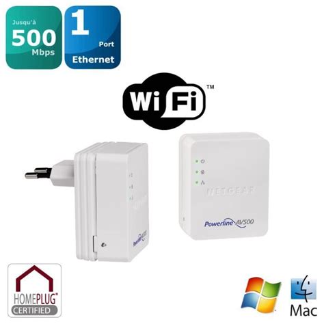 Netgear Kit 2 Cpl Wifi 500mbps Xwnb5201 Cdiscount Informatique