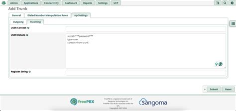 FreePBX SIP Trunk SIP Trunk Configuration In FreePBX Piecebyte