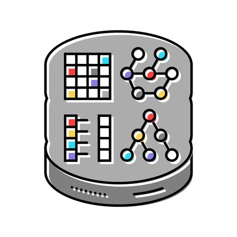Nosql Database Color Icon Vector Illustration 35273688 Vector Art At