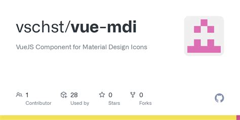 GitHub Vschst Vue Mdi VueJS Component For Material Design Icons
