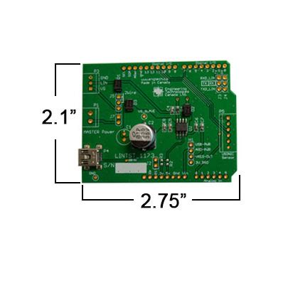 LIN BUS Shield For Arduino Featuring Atmel ATA C And Special Wire Mode DynamicMonitors