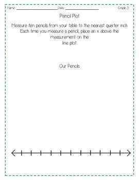 Measurement Line Plot FREEBIE