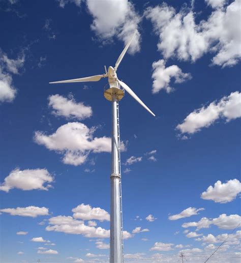 Electricity Generation Hydraulic Pitch Control Wind Turbine 5kw Three Phase