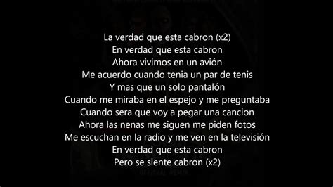 Está cabrón remix letra YouTube