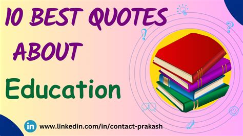 10 Best Quotes About Education