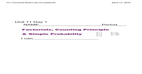 Pdf 111 Factorial Notes 2 1notebook Weeblywblissmathweebly