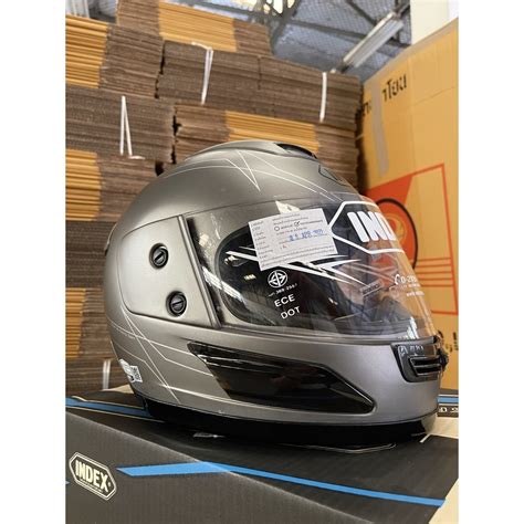 หมวกกันน็อคเต็มใบ Index 811 I Shield แว่น 2 ชั้น อินเด็ก Shopee Thailand หมวกกันน็อคเต็มใบ Index 811 I Shield แว่น 2 ชั้น อินเด็ก Shopee Thailand