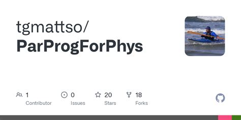 Github Tgmattso Parprogforphys
