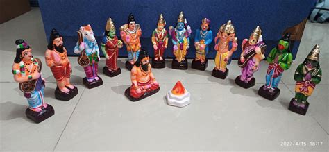Srinivasa Kalyanam Clay Set Navaratri Golu Kolu Set Gollu Dolls
