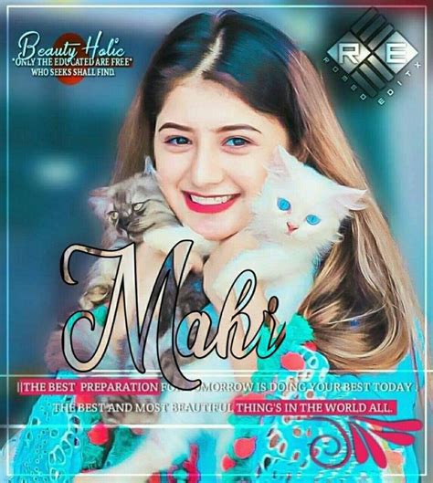 Pin Su Mahi And Anmol Name Dpz